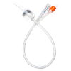 Medline Two-Way 100% Select Silicone Coude Tip Foley Catheter - 10cc ...