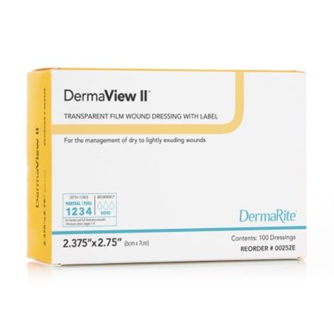Dermarite DermaView II Transparent Semipermeable Adhesive Film Wound ...
