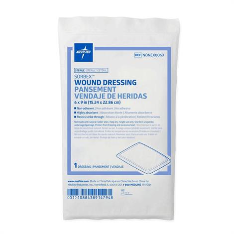 Medline SORBEX Sterile Absorbent Slit Wound Dressings