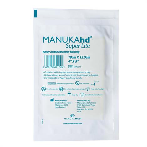 ManukaMed MANUKAhd Super Lite Honey Coated Absorbent Dressing | Honey ...