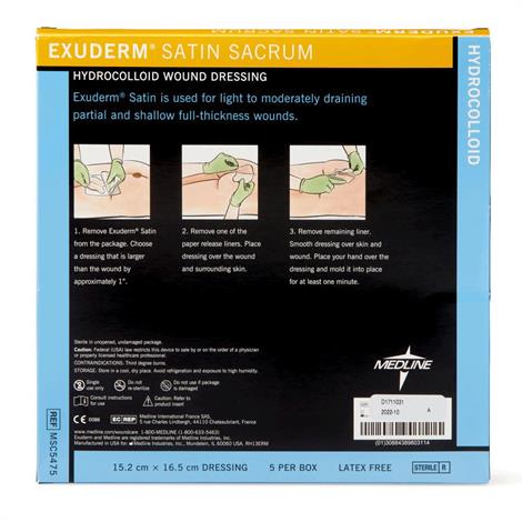 Buy Medline Exuderm Satin Sacral Dressing [Save Up to 30%]