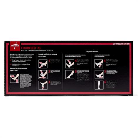 Medline FourFlex Multi-Layer Compression Bandage System