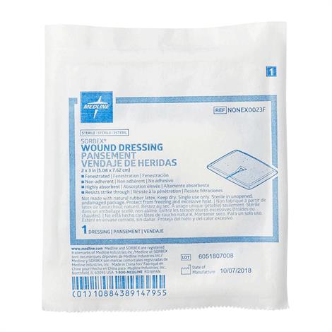 Medline SORBEX Sterile Absorbent Slit Wound Dressings