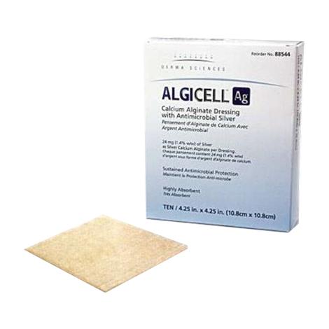 Derma Algicell Calcium Alginate Dressing with Antimicrobial Silver ...