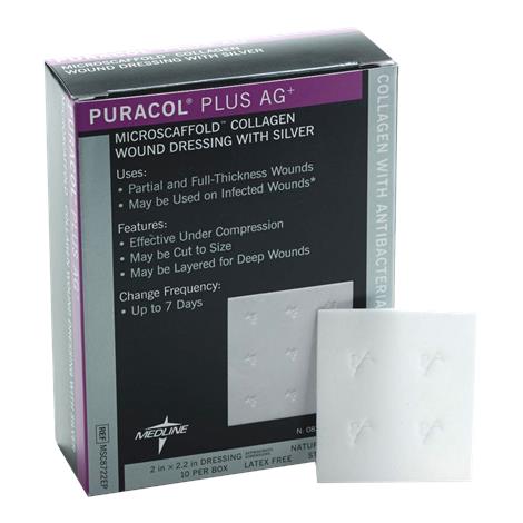 Shop Puracol Plus AG+ Collagen Wound Dressing | Latex-free