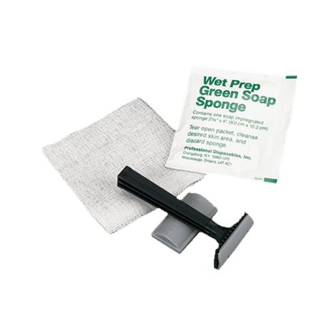 Medline Shave Prep Trays and Razors | Surgical Skin Prep