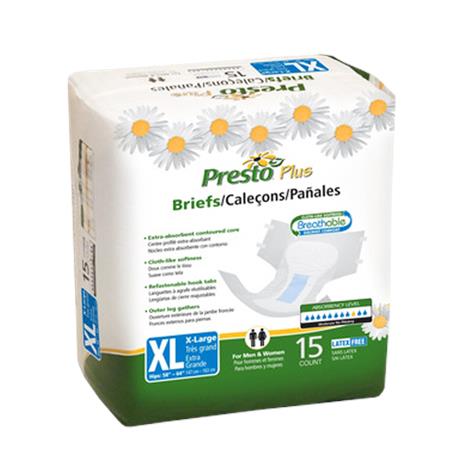 Presto Plus Adult Breathable Brief | Diapers and Briefs