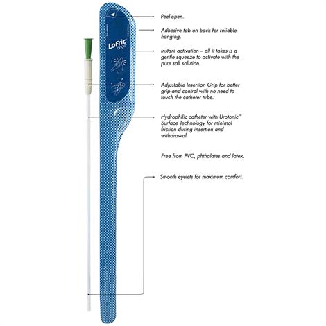 LoFric Origo 16 Inch Male Catheter With Tiemann Tip | Coated ...