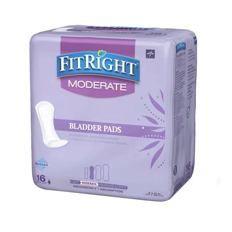 Medline FitRight Bladder Control Pads Moderate | Incontinence Pads and ...