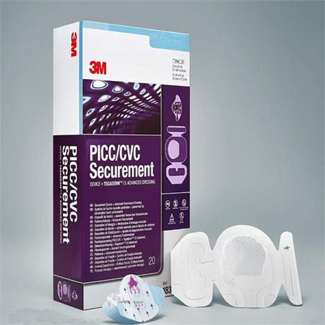 3M PICC/CVC Securement Device Plus Tegaderm CHG Chlorhexidine Gluconate ...