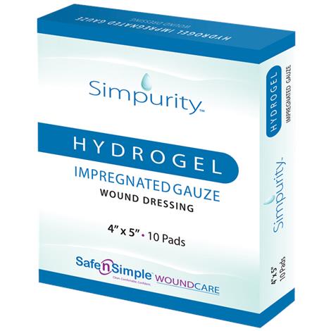 Safe N Simple Simpurity Impregnated Hydrogel Gauze Wound Dressing ...