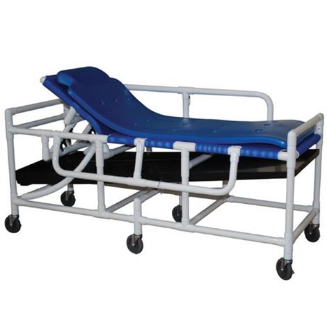 MJM International Shower Gurney With Hard Shell Drain Pan | Shower Beds ...