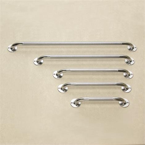 Chrome-Plated Steel Low Profile Wall Mounted Grab Bar | Grab Bars ...