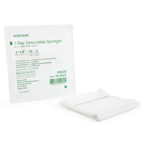 McKesson X-Ray Detectable Sterile Cotton Surgical Sponges | Gauze Sponges