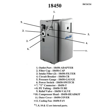 Drive CHAD 50 PSI Compressor | Compressors