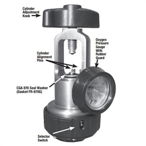 Drive CHAD Bonsai Velocity Pneumatic Oxygen Conserver