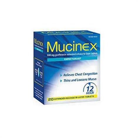 Mucinex Guafenesin Cold And Cough Relief Tablets | Allergy Relief