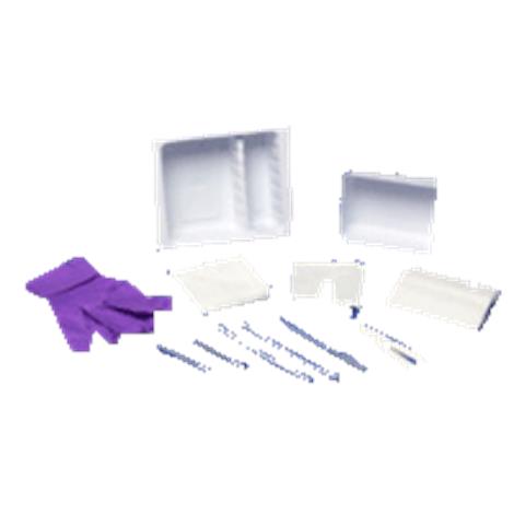 Covidien Kendall Standard Trach Care Tray with Plastic Forceps ...