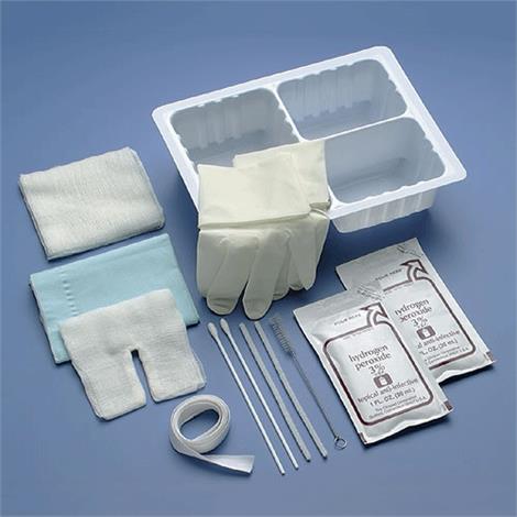 Cardinal Health Tracheostomy Care Set with Three-Compartment Tray ...