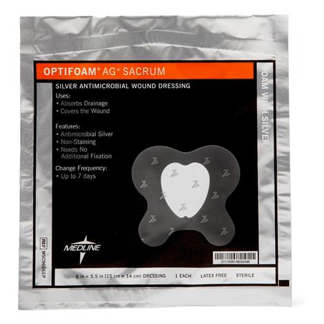 Buy Medline Optifoam Antimicrobial Ag Adhesive Dressing
