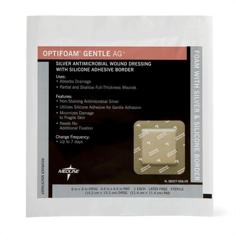 Buy Medline Optifoam Ag Antimicrobial Adhesive Dressing