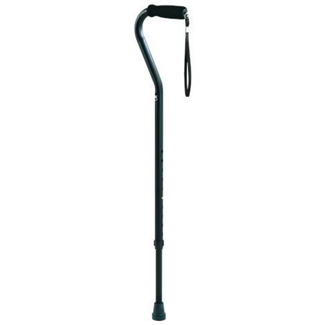 Carex Adjustable Offset Aluminum Cane With Wrist Strap | Canes