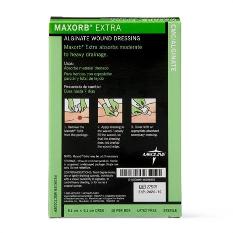 Shop Maxorb Extra Alginate Wound Dressings [Use FSA$]