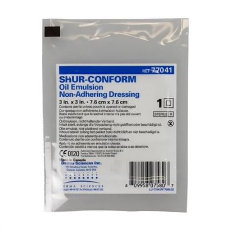 Derma Sciences Shur-Conform Oil Emulsion Impregnated Dressing | Gauze ...