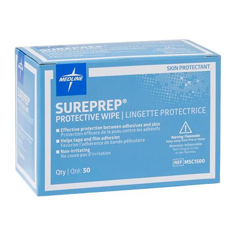 Medline Surepre Skin Protectant Wipe | MSC1500 | Wound Preps