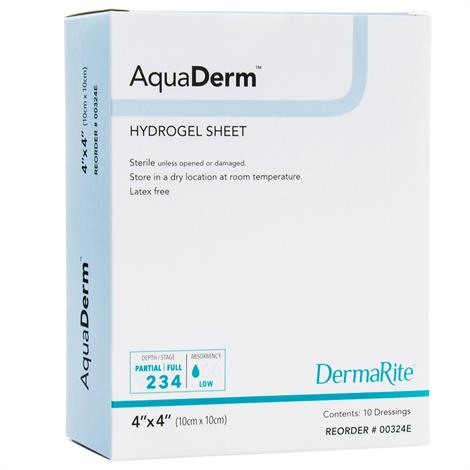 DermaRite AquaDerm Hydrogel Sheet Wound Dressing | Hydrogel Dressings