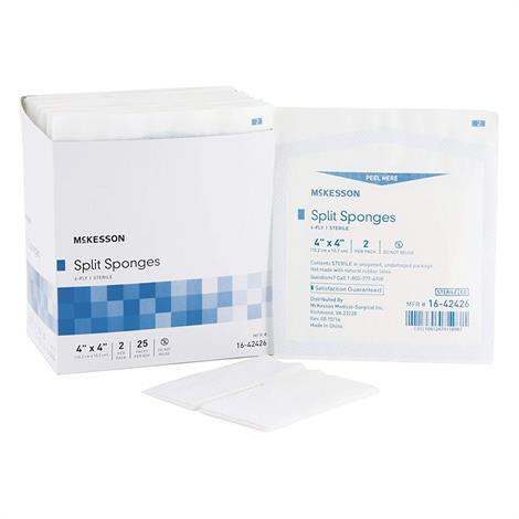 Buy McKesson Drain Split Sponges Dressing [FSA Approved]