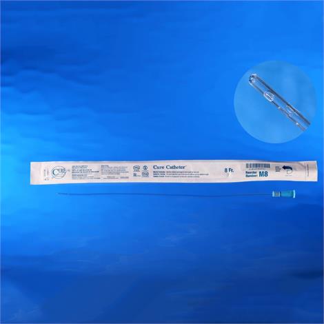Cure Male Intermittent Catheter - 16 Inches - Straight Tip