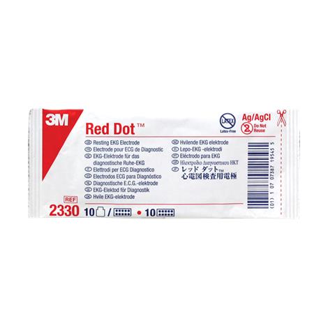 3M Red Dot Tab Style Resting EKG Electrodes | Electrodes