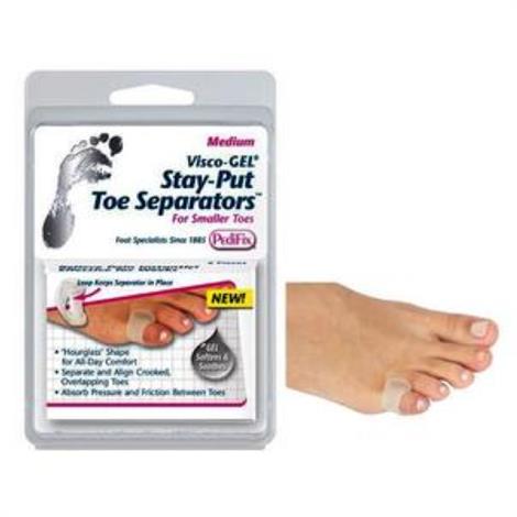Pedifix Visco-Gel Stay-Put Toe Separators | Foot Management