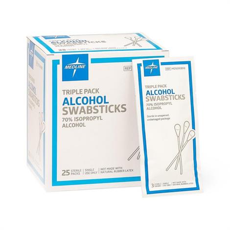 Medline Alcohol Swabsticks | Wound Preps