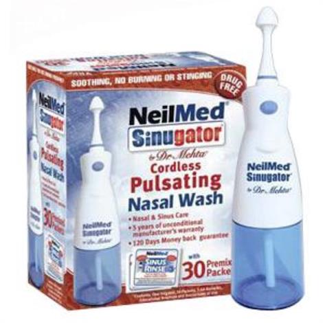 NeilMed Sinugator Pulsating Nasal Wash Kit | Allergy Relief