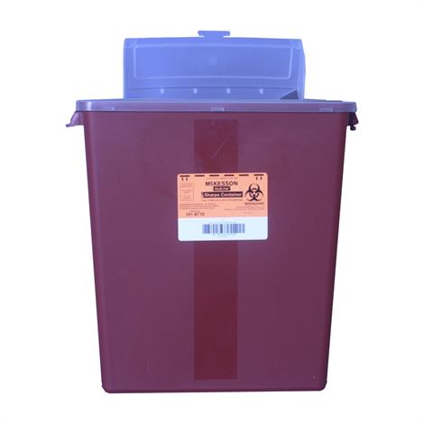 Shop McKesson 3 Gallon Red Sharps Disposal Container