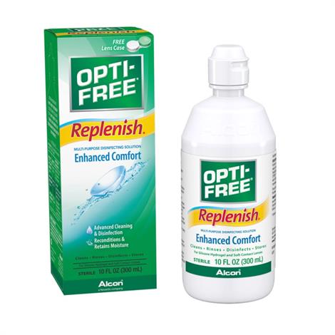 Alcon Labs Opti-Free RepleniSH Contact Lens Solution | Eye Aids