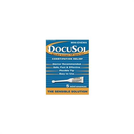 Alliance Labs DocuSol Constipation Relief Mini Enemas