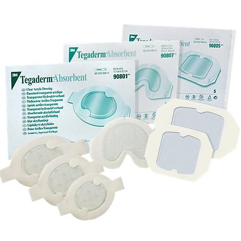 3M Tegaderm Absorbent Clear Acrylic Dressing | Transparent Dressings