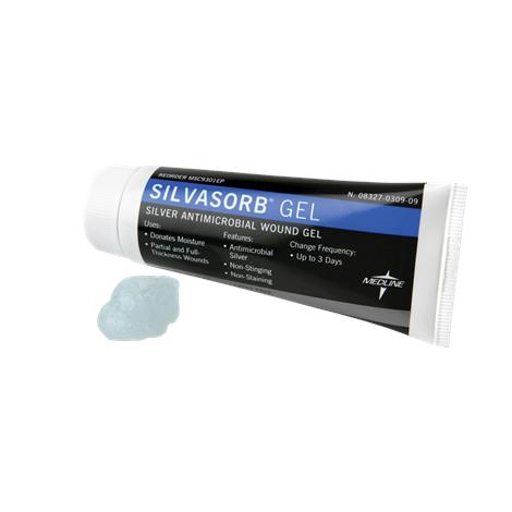 Medline Silvasorb Silver Antimicrobial Wound Gel | Silver Dressings