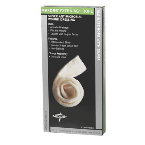Medline Maxorb Extra Ag Silver Alginate Antimicrobial Dressing | Silver ...
