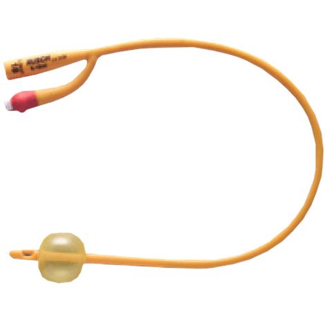 Rusch Gold Two-Way Silicone Coated Latex Pediatric Foley Catheter With ...