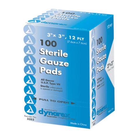 Dynarex Self-Adhering Sterile Gauze Pads | Gauze
