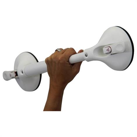 Clarke Handi-Grip Single Hand Grip Portable Grab Bar With Suction Indicator