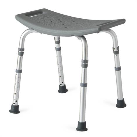 Medline Aluminum Bath Bench without Back | Shower Chairs/Benches