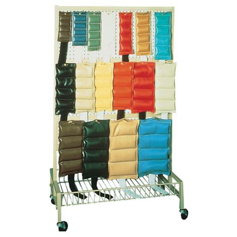 Cuff Two-Sided Mobile Weight Storage Cart | Racks