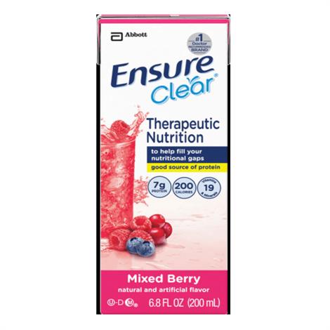 Abbott Ensure Clear Therapeutic Nutritional Drink | Thickened Beverages