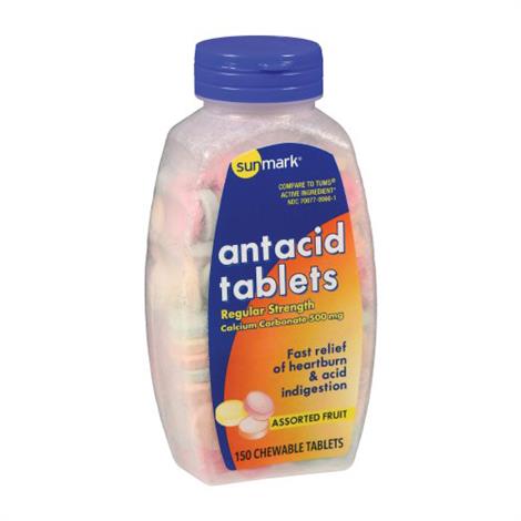 Sunmark Antacid Tablets | Antacid & Heartburn Relief