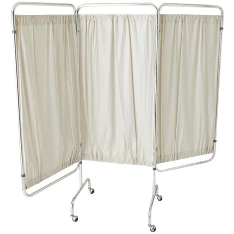 Medline Three-Panel Vinyl Privacy Screen | Privacy Screens and Curtains